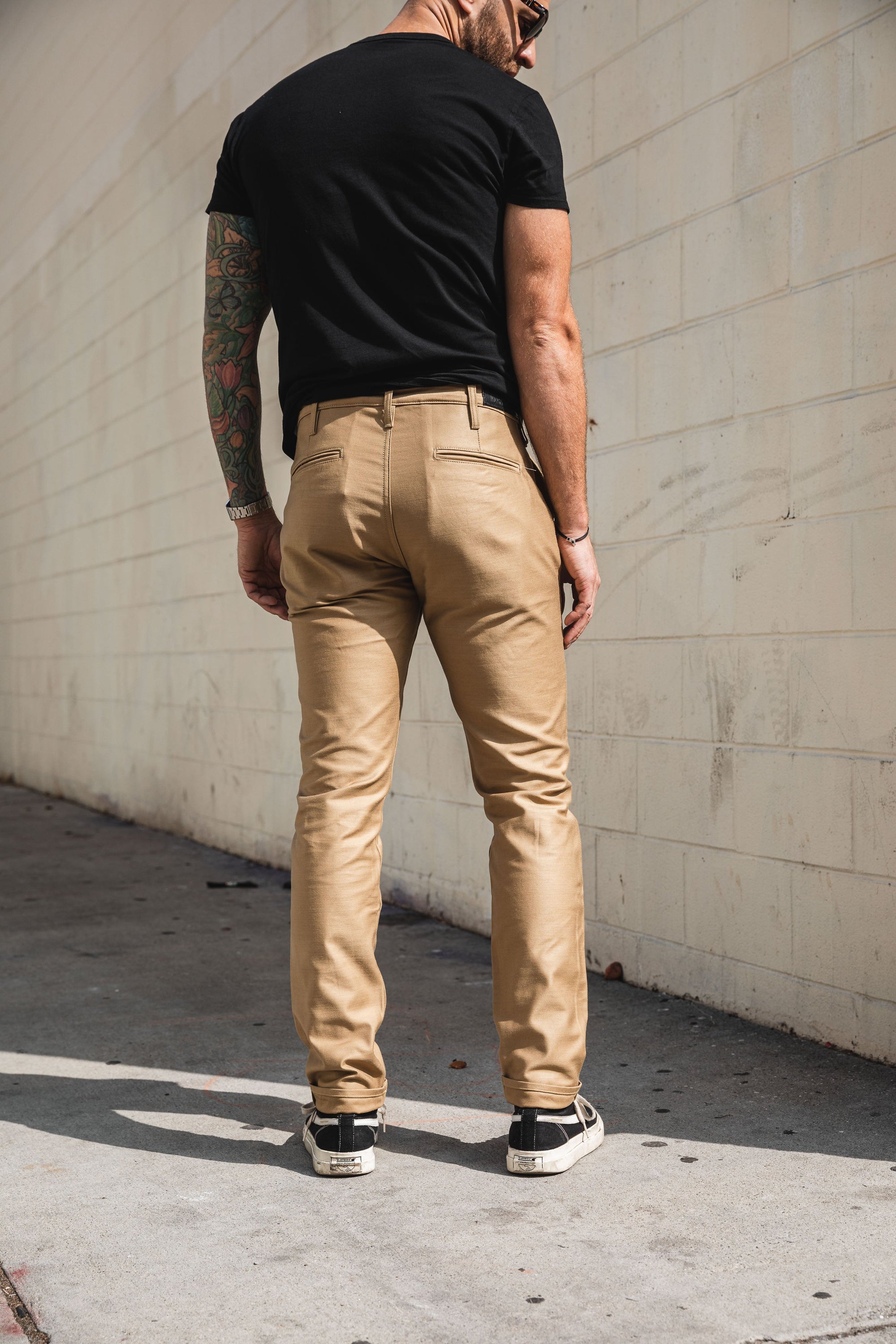 Benzak Denim Developers - BC-01 - TAPERED CHINO - 10 oz. Golden Brown