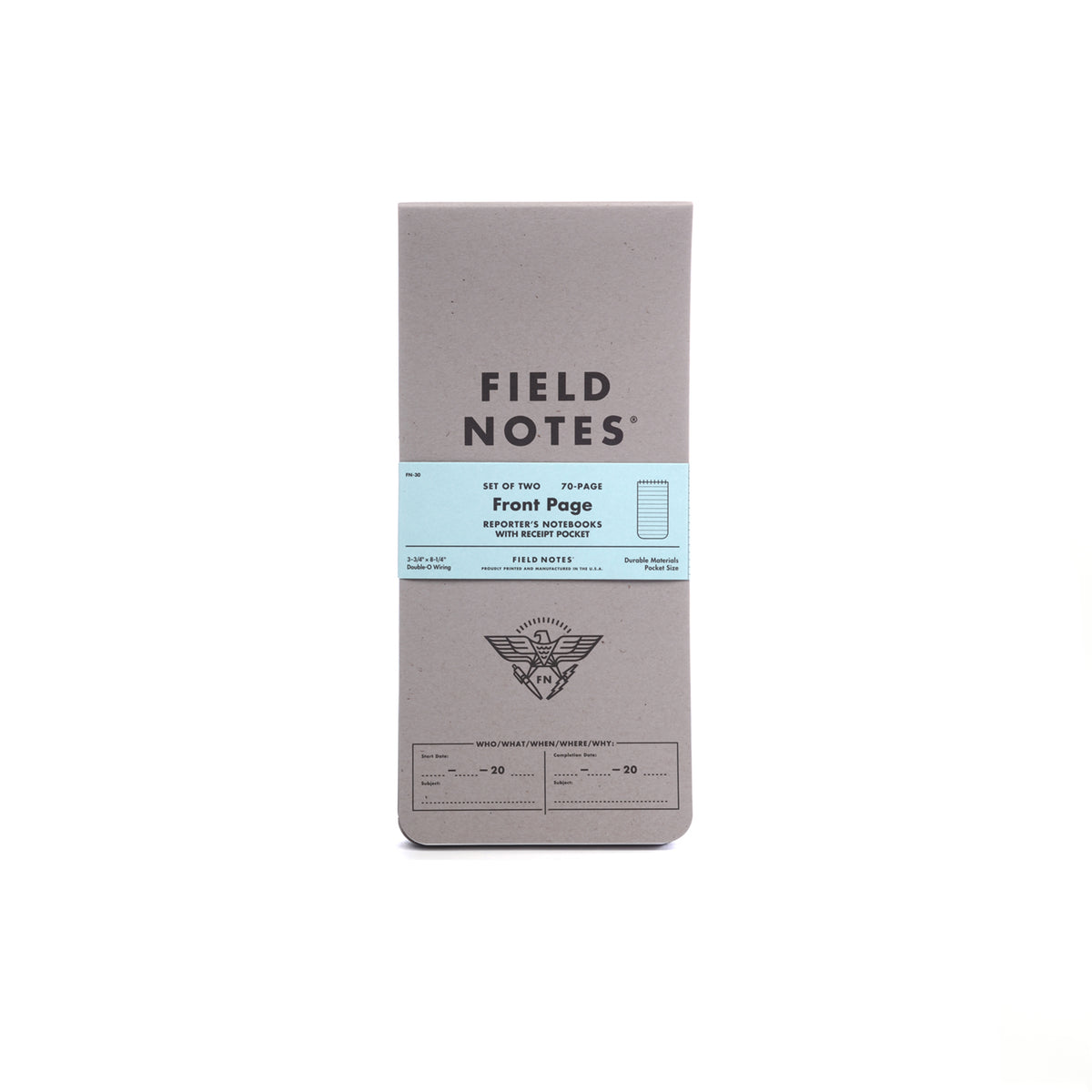 Field Notes - Front Page NoteBook (2pk)