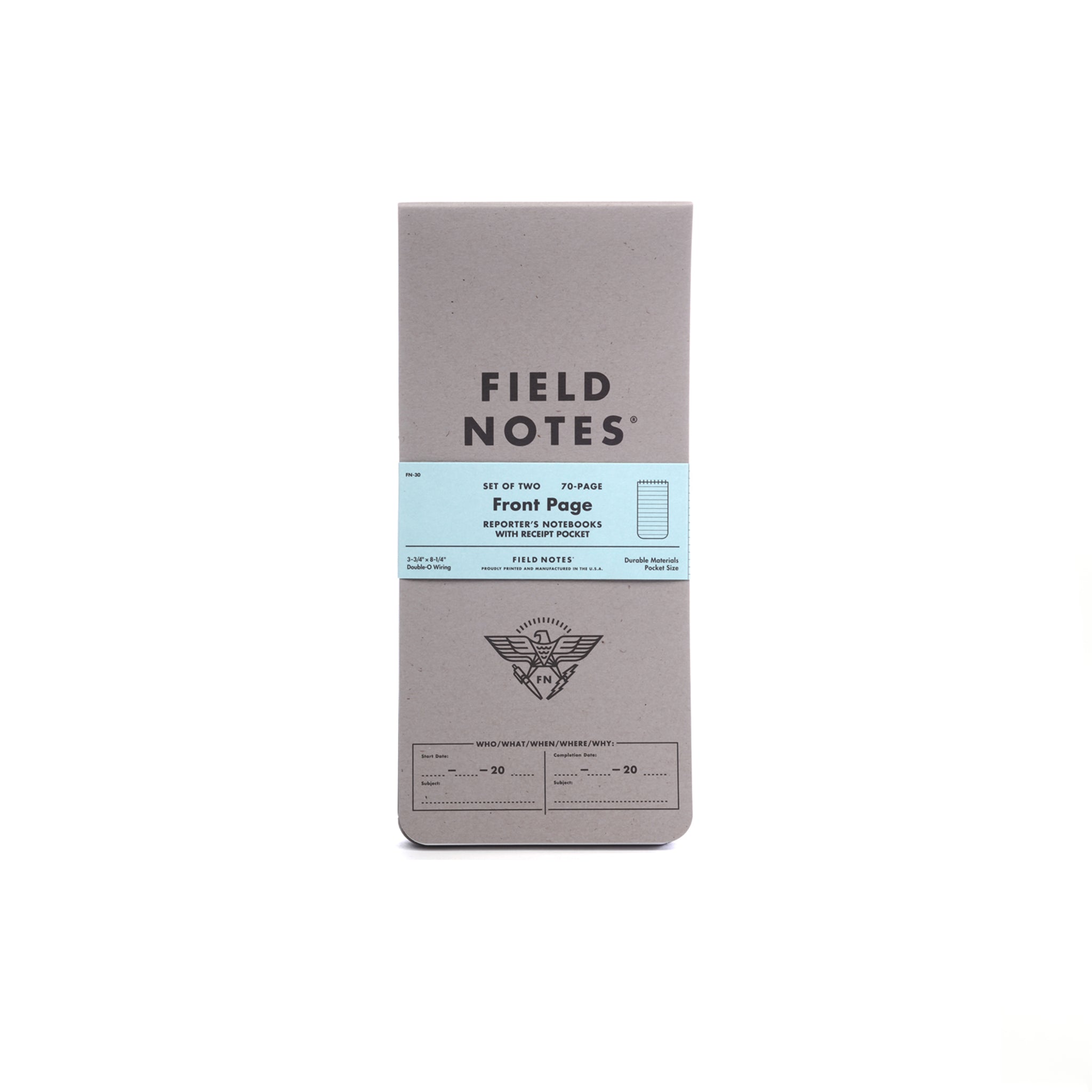Field Notes - Front Page NoteBook (2pk)